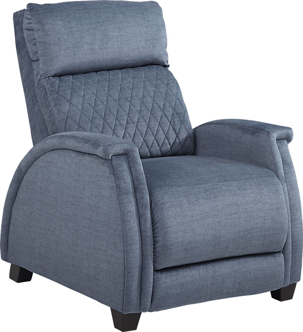 Brunning Blue Microfiber Power Recliner | Rooms to Go