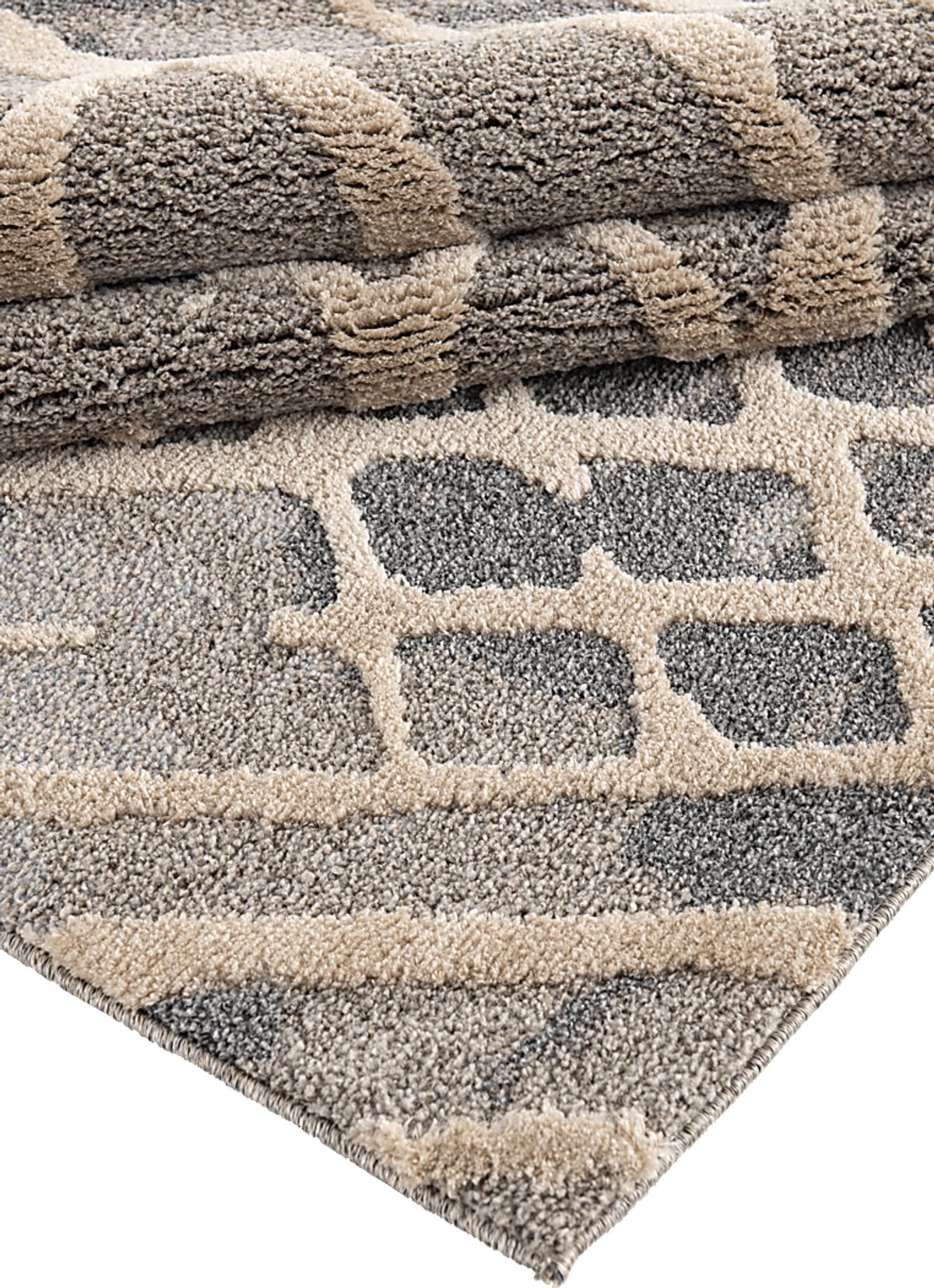 Brussels Gray Rug | Rooms to Go