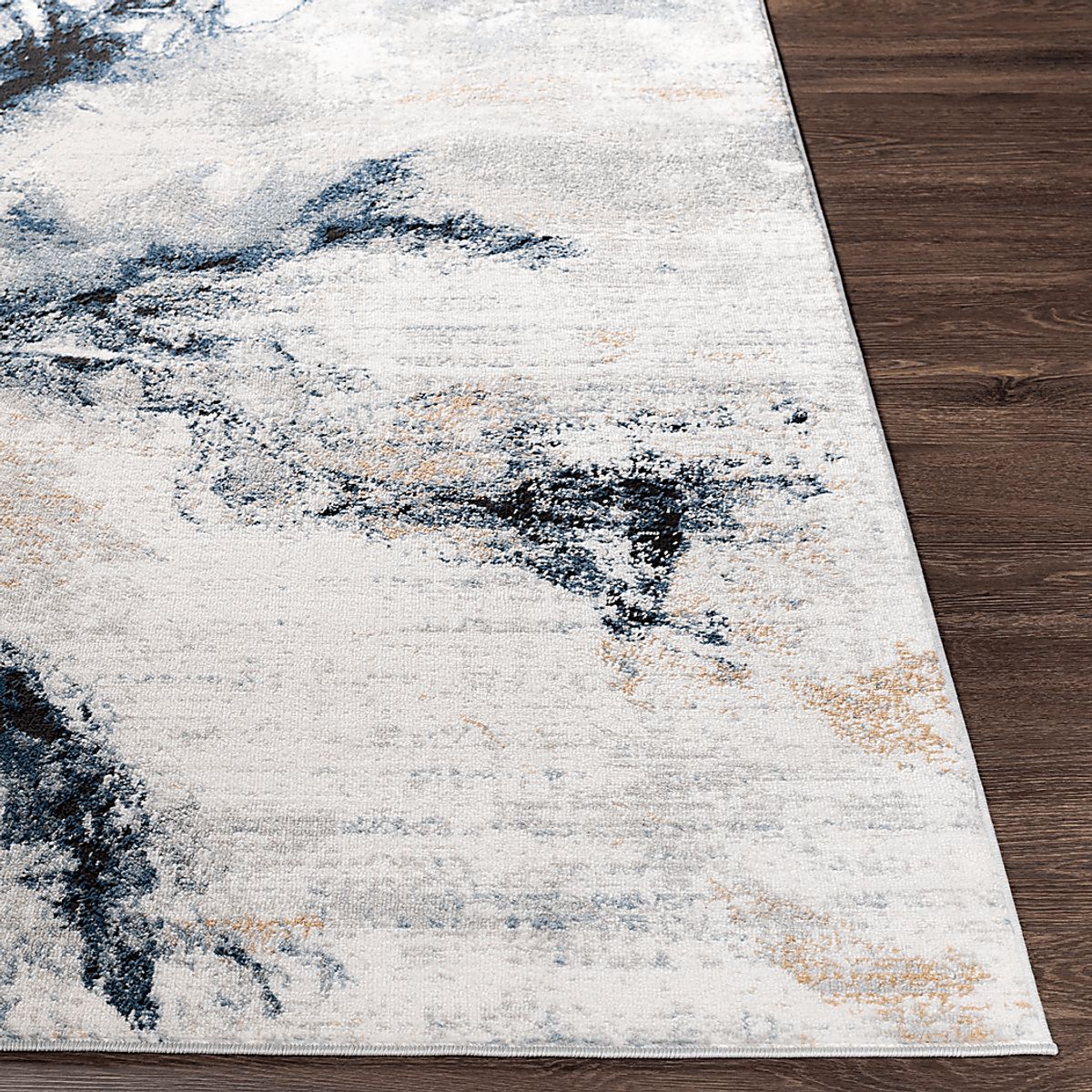 Brycen Blue Rug | Rooms to Go