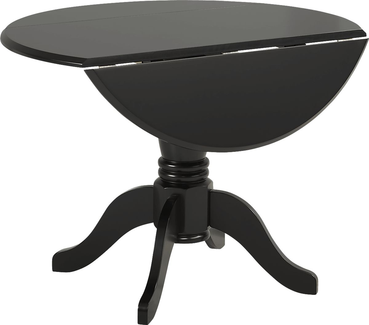 Brynwood 5 Pc Black Black,Colors Dining Room Set With Drop Leaf Dining ...