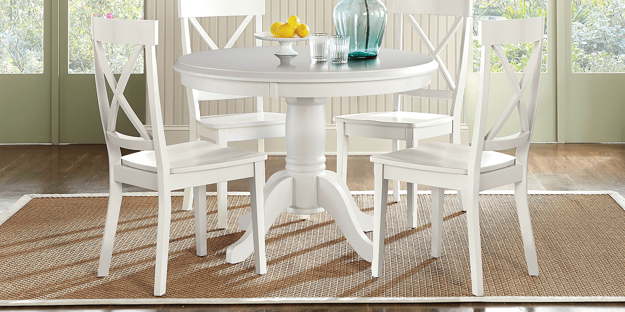 Brynwood 5 Pc White Colors White Dining Room Set Rooms to Go
