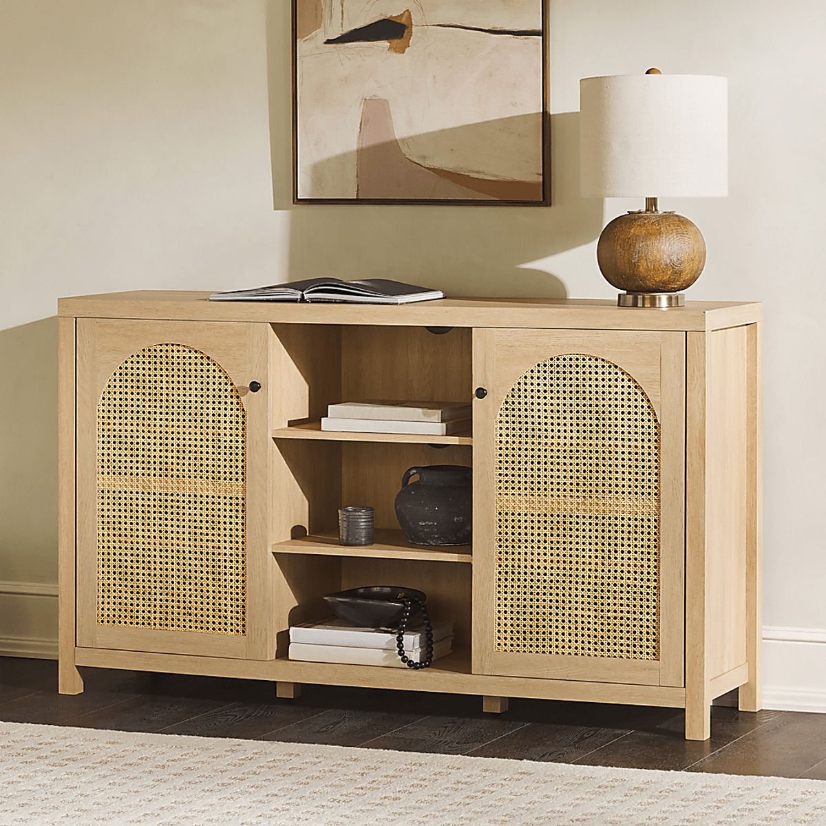 Bullfinch Light Oak Wood Sideboard | Rooms to Go