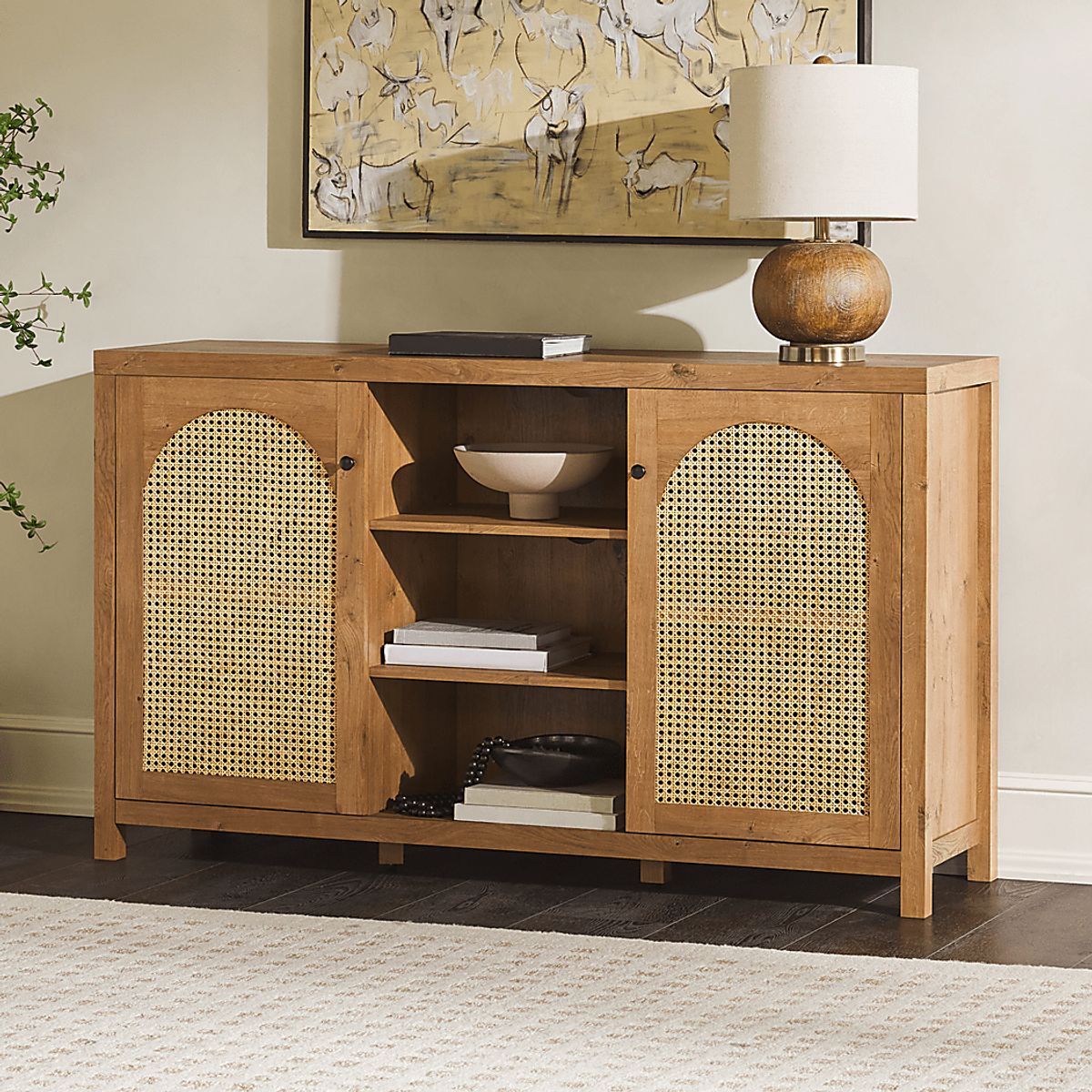 Bullfinch Oak Dark Wood,Light Wood Sideboard | Rooms to Go