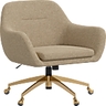 Bulwer Beige Linen,Polyester Fabric Desk Chair | Rooms to Go