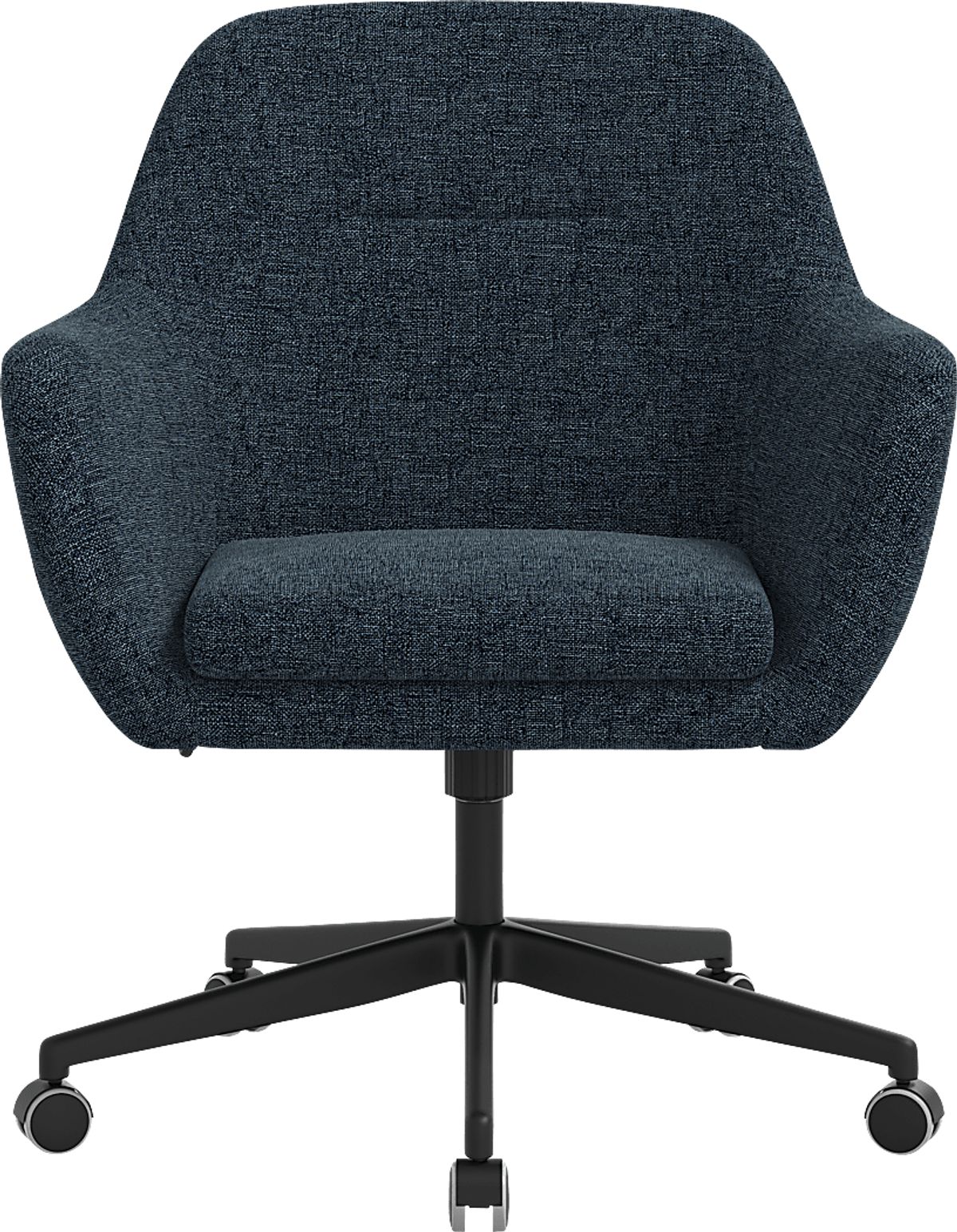 Bulwer Blue Linen,Polyester Fabric Desk Chair | Rooms to Go