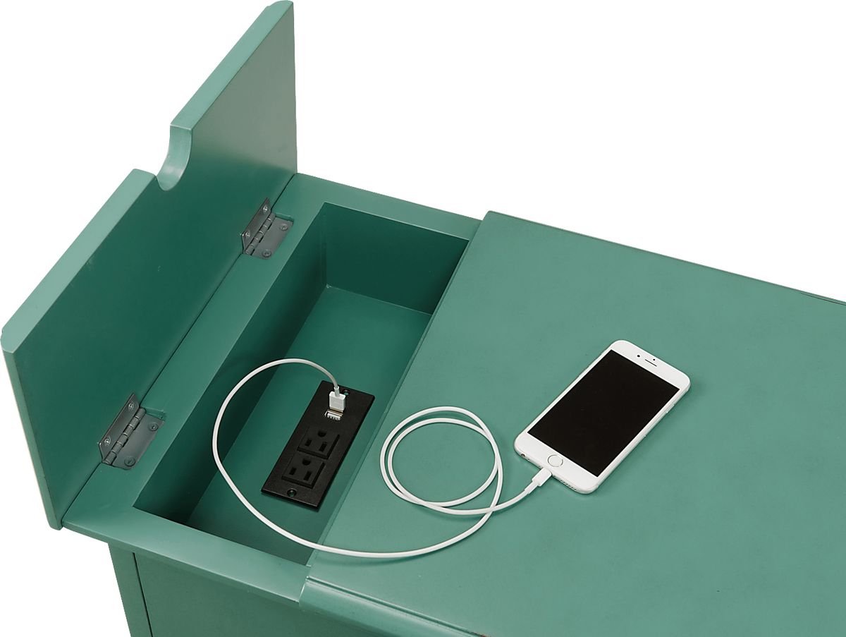 Bunyard Blue Colors Chairside Table | Rooms to Go