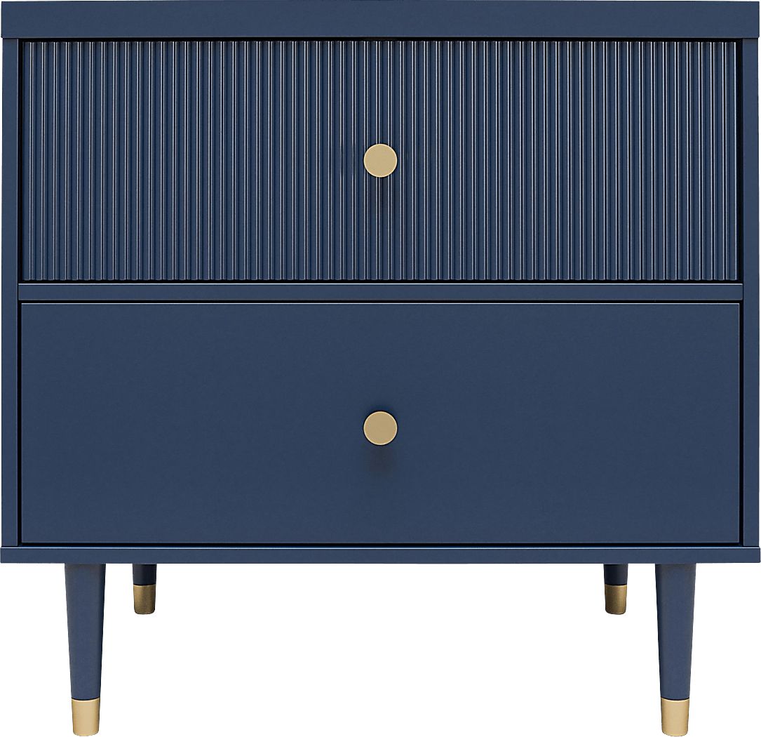 Burieth Navy Colors Nightstand | Rooms to Go