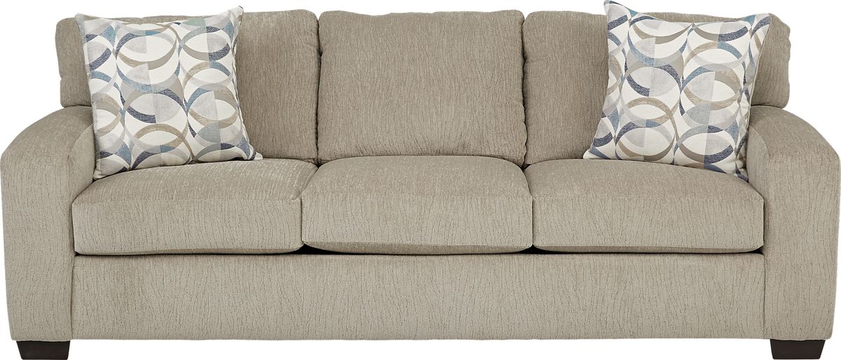 Burke Sandstone Chenille Fabric Sofa | Rooms to Go