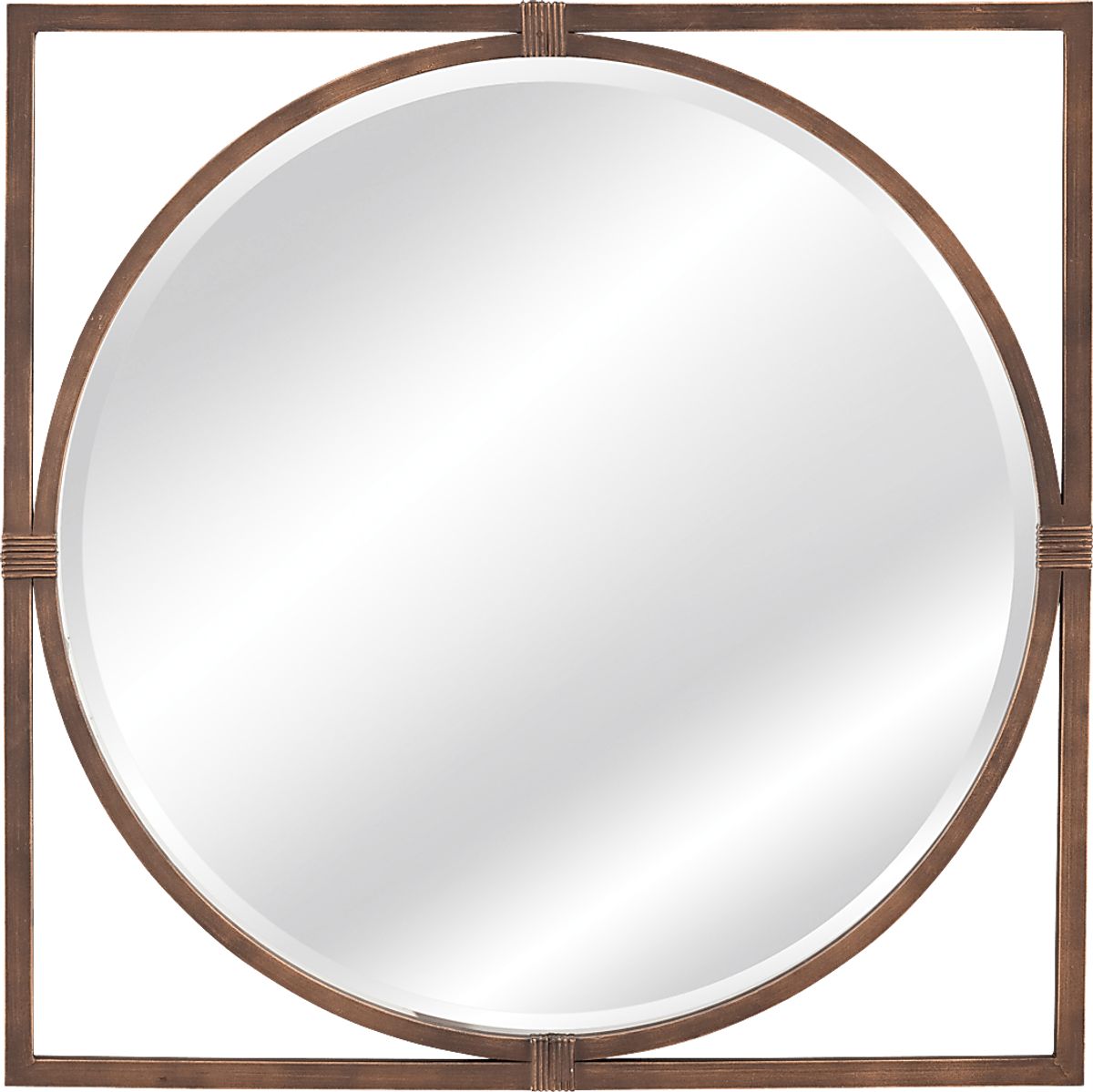 Burling Brown Dark Wood Mirror | Rooms to Go