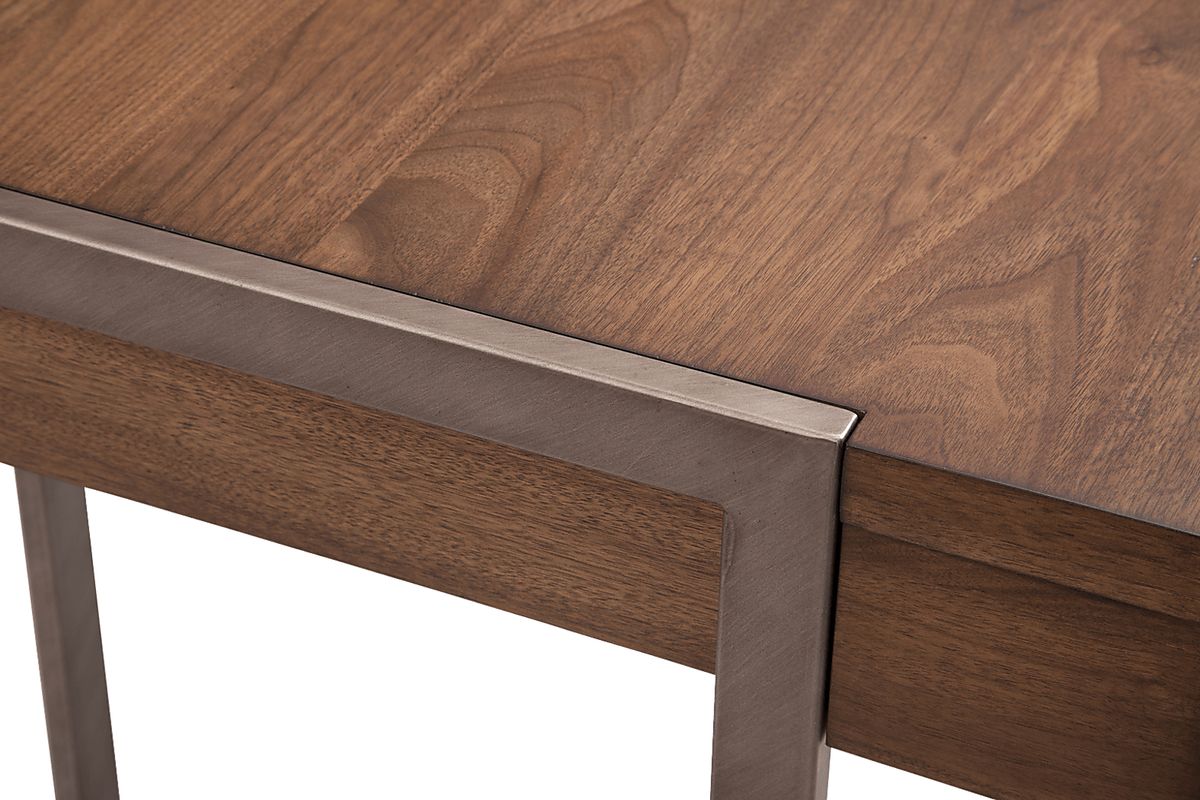 Busenbark Brown Dark Wood Desk | Rooms to Go