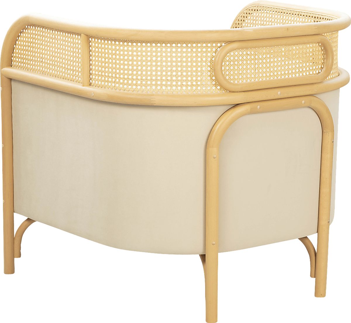 Bybee Cream Beige Polyester Fabric Accent Chair | Rooms to Go