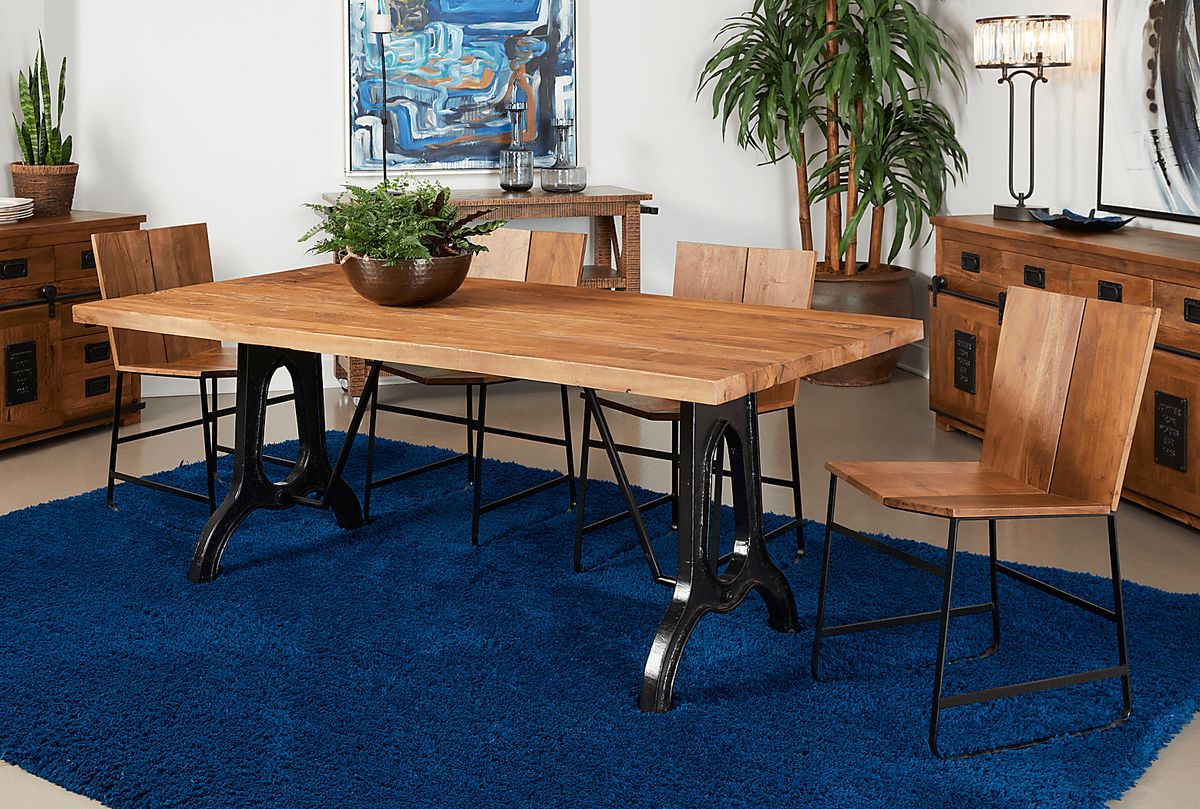 Byck Natural Light Wood Dining Table | Rooms to Go