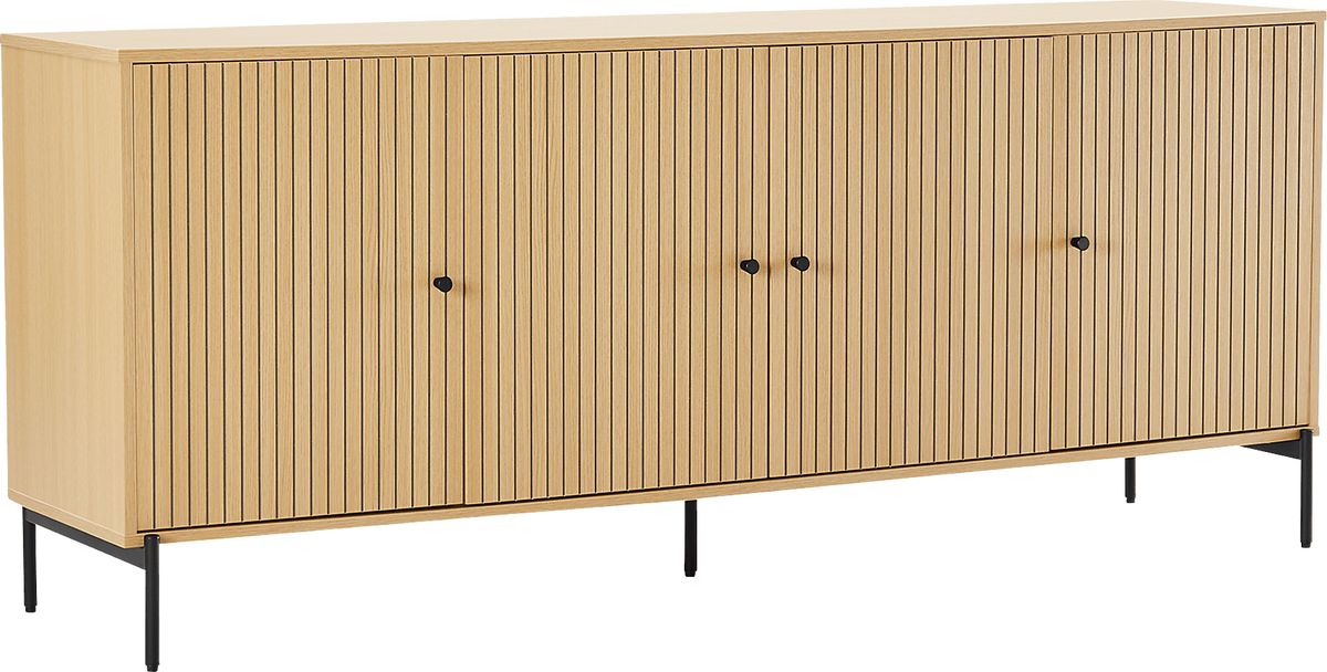 Caffey Brown Dark Wood Sideboard | Rooms to Go
