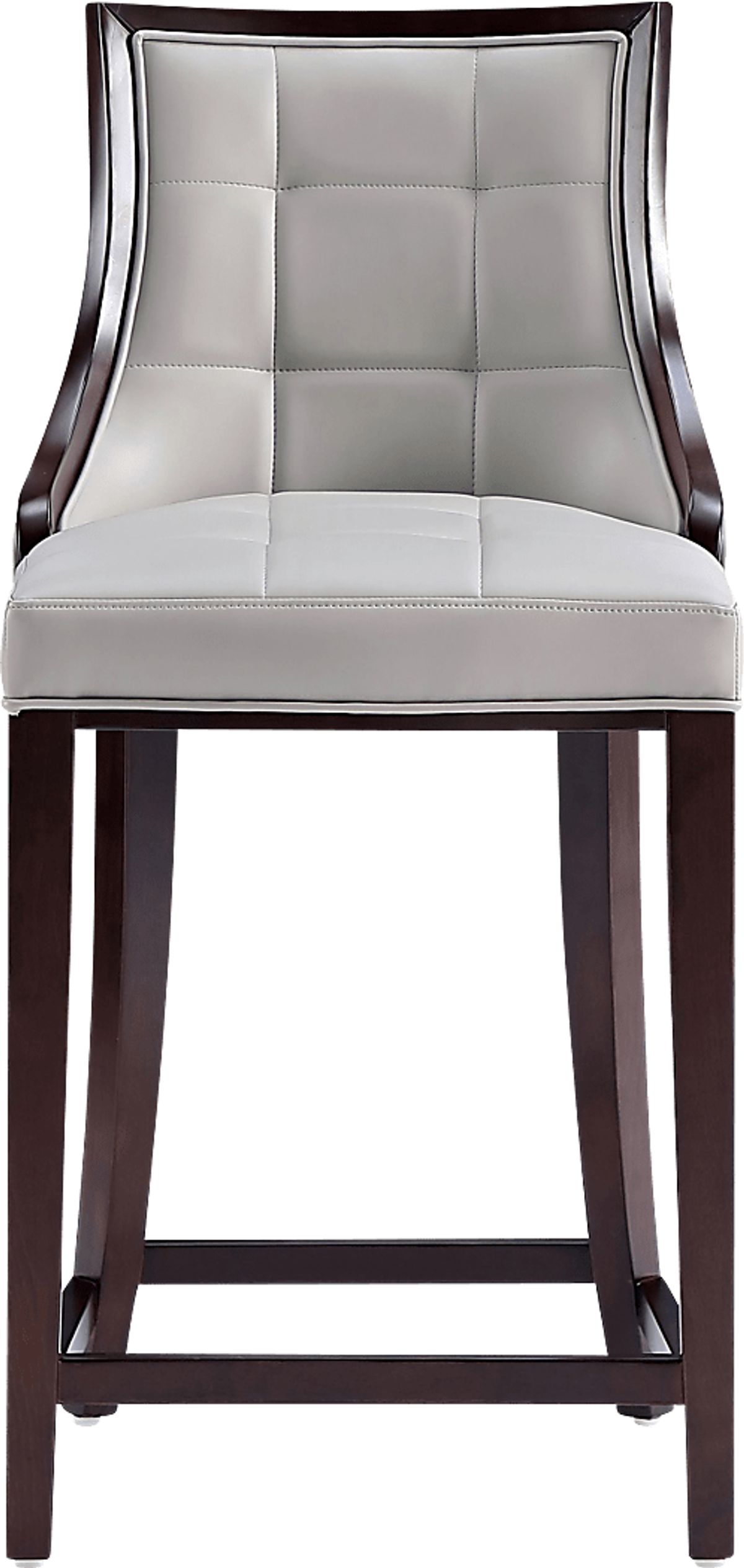 Cahabay Light Gray Faux Leather Fabric Counter Height Stool | Rooms to Go