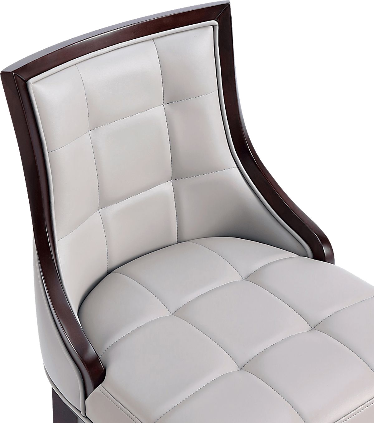 Cahabay Light Gray Faux Leather Fabric Counter Height Stool | Rooms to Go