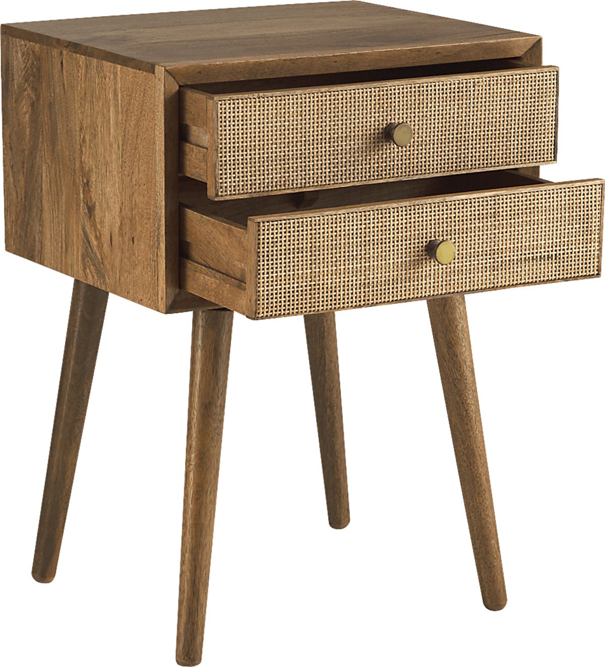 Caisson Brown Dark Wood End Table | Rooms to Go