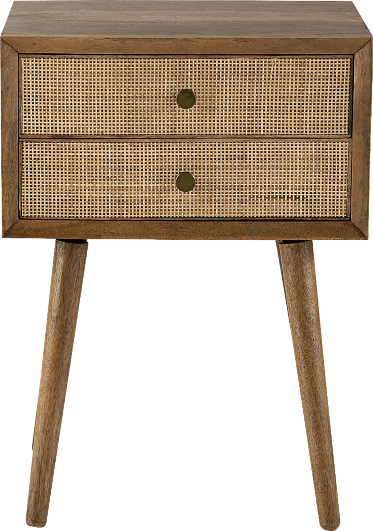 Caisson Brown Dark Wood End Table | Rooms to Go