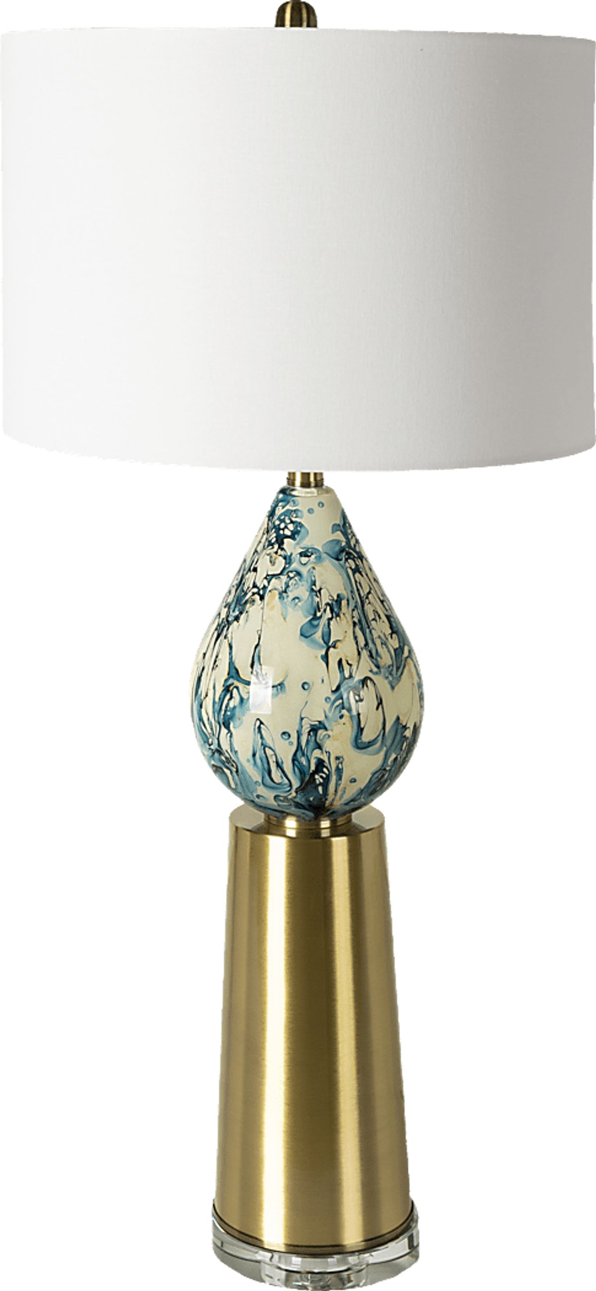 Calais Cave Blue Table Lamp | Rooms to Go