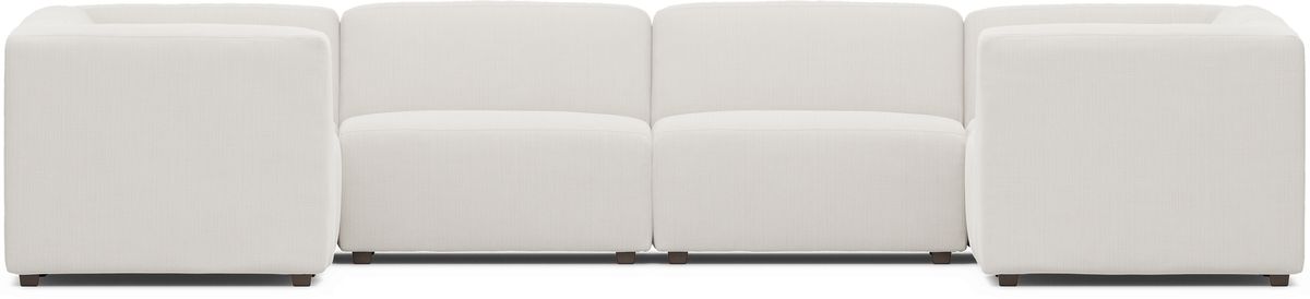 Cindy Crawford Calay Vapor Gray 8 Pc Outdoor Sectional | Rooms to Go