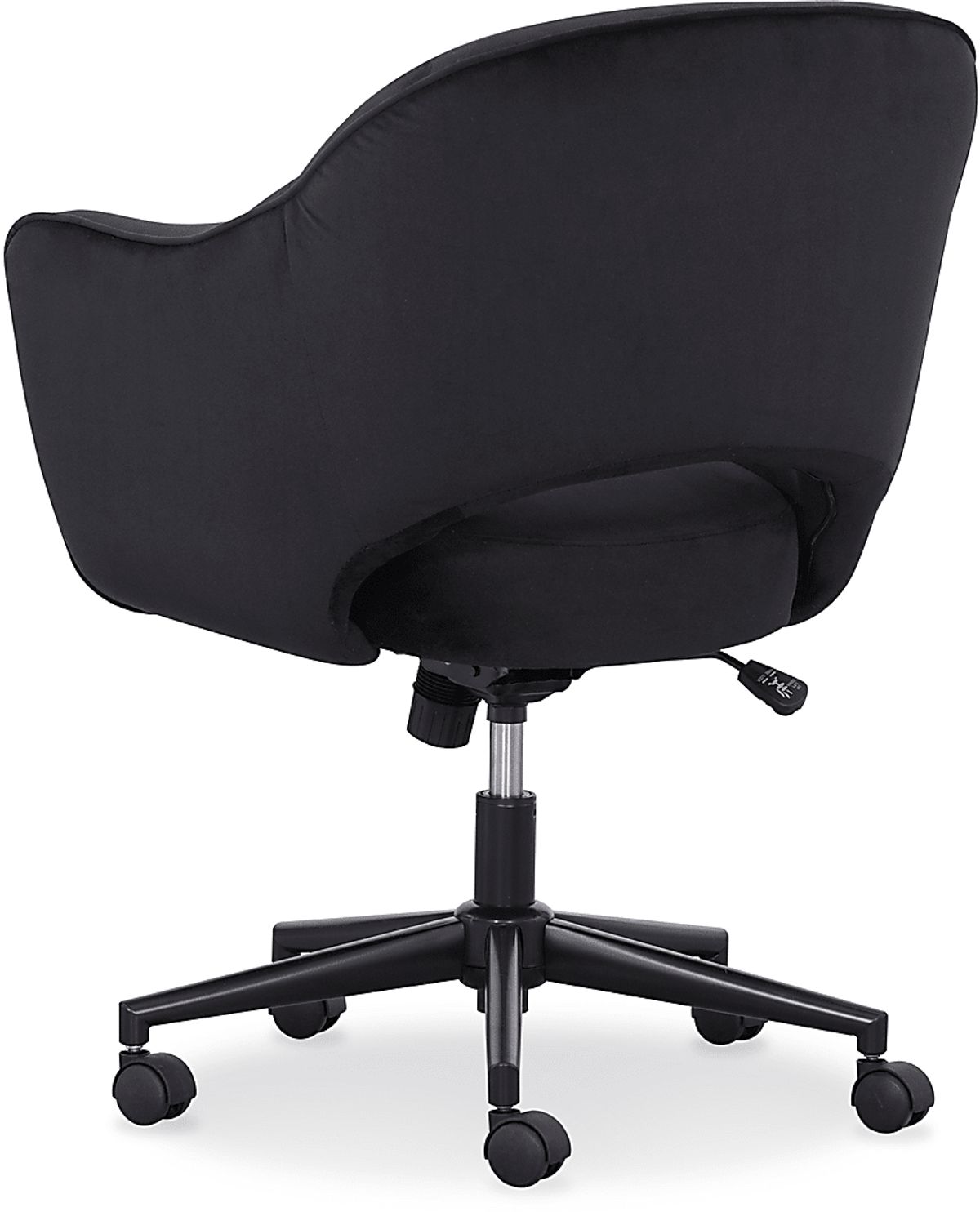 Caldee Black Polyester Fabric Office Chair | Rooms to Go