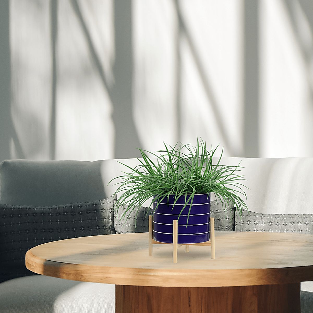 Caliborne Blue Colors Planter | Rooms to Go