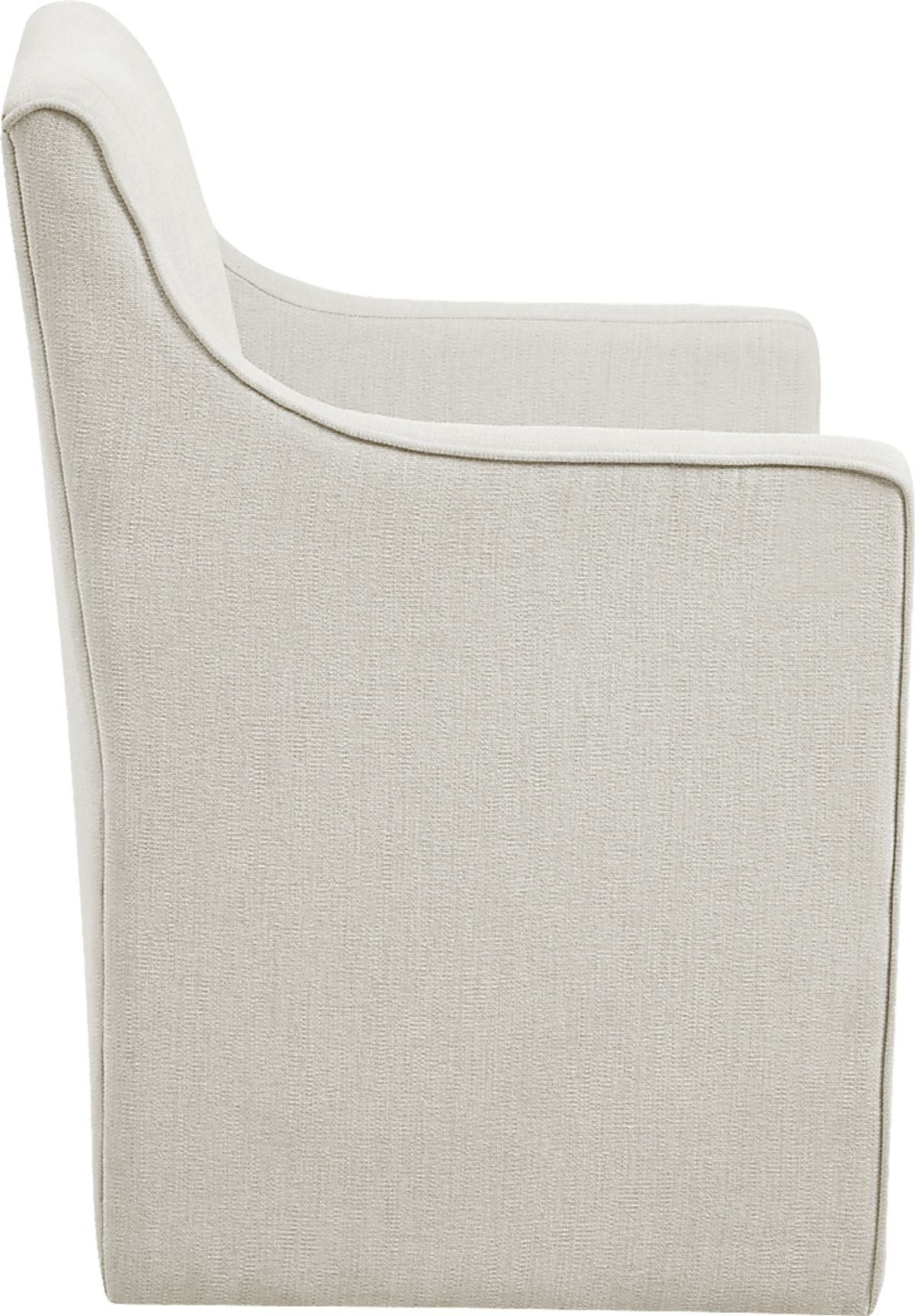 Calixto Cream Beige Polyester Fabric Arm Chair | Rooms to Go