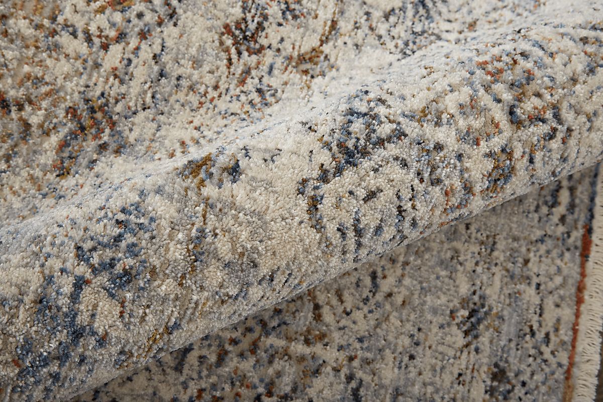 Callaneva Blue,Ivory,Tan Beige,Blue,Brown Rugs | Rooms to Go