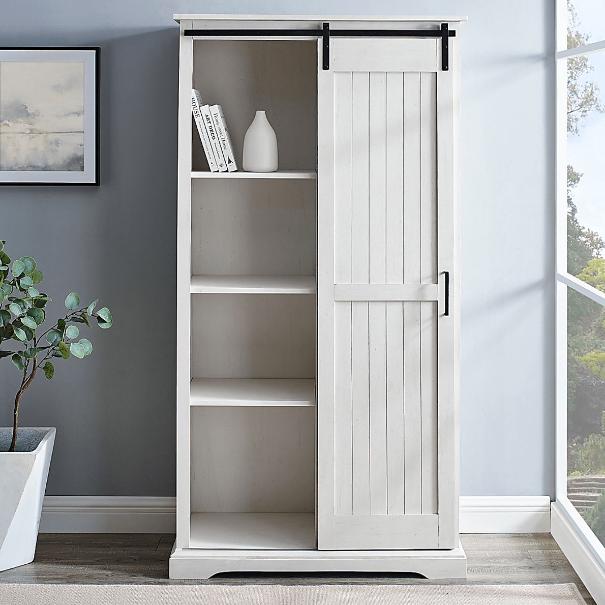 Callingwood White Accent Cabinet - Rooms To Go