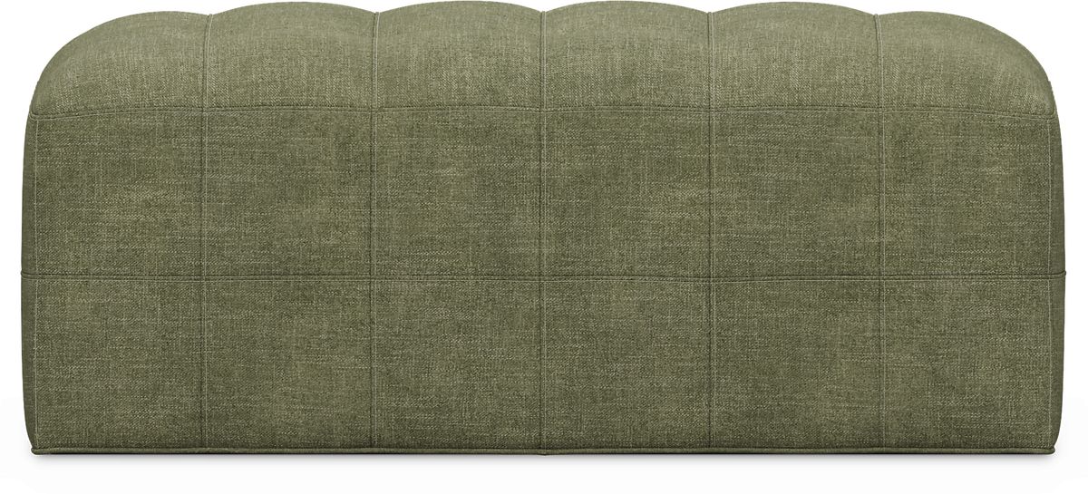Cindy Crawford Calvin Heights Avocado Green Chenille Fabric Cocktail ...