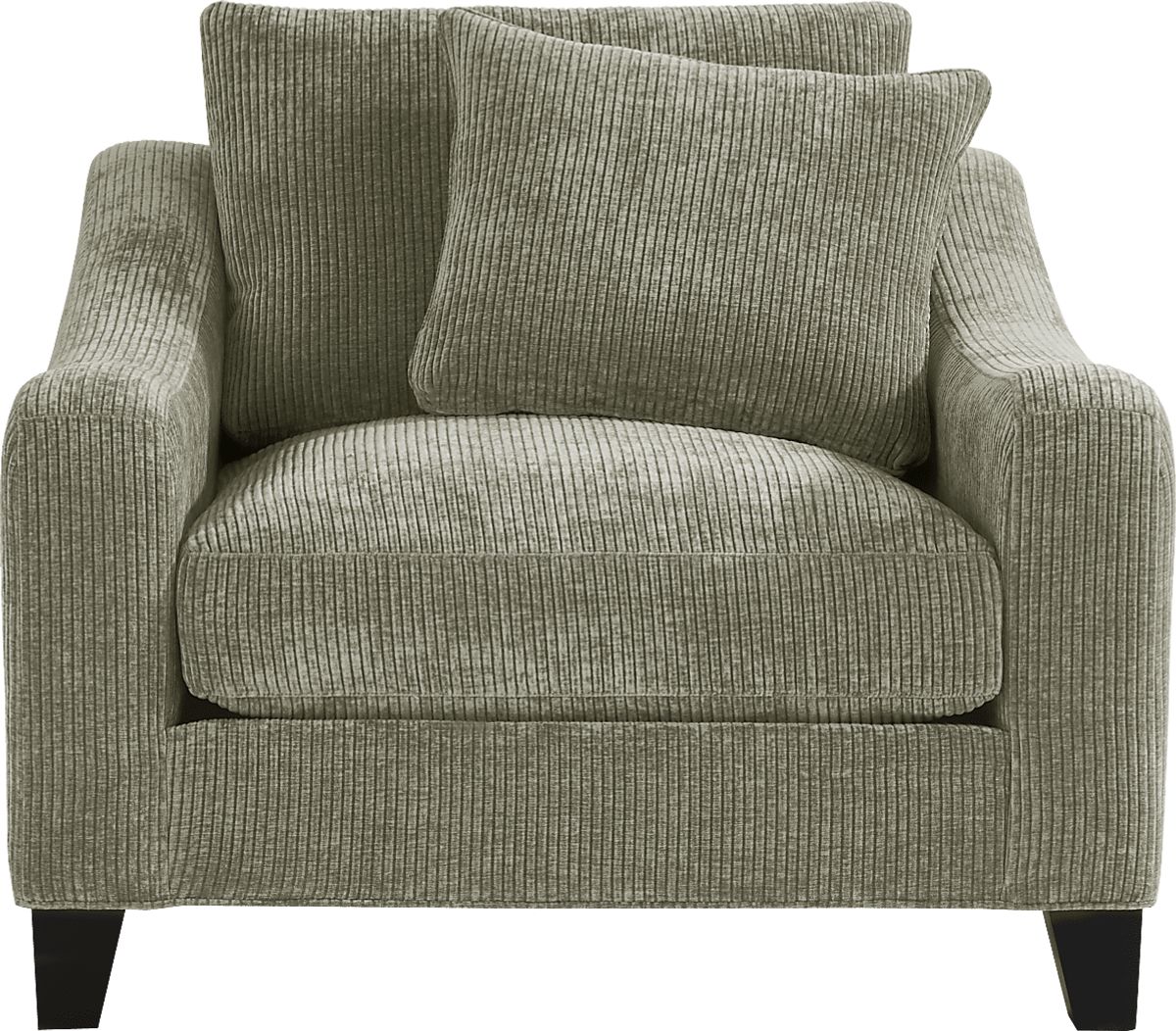 Cindy Crawford Cambria Sage Green Polyester Fabric Chair | Rooms to Go