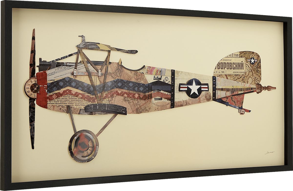 Camdyn Biplane Artwork | Rooms to Go