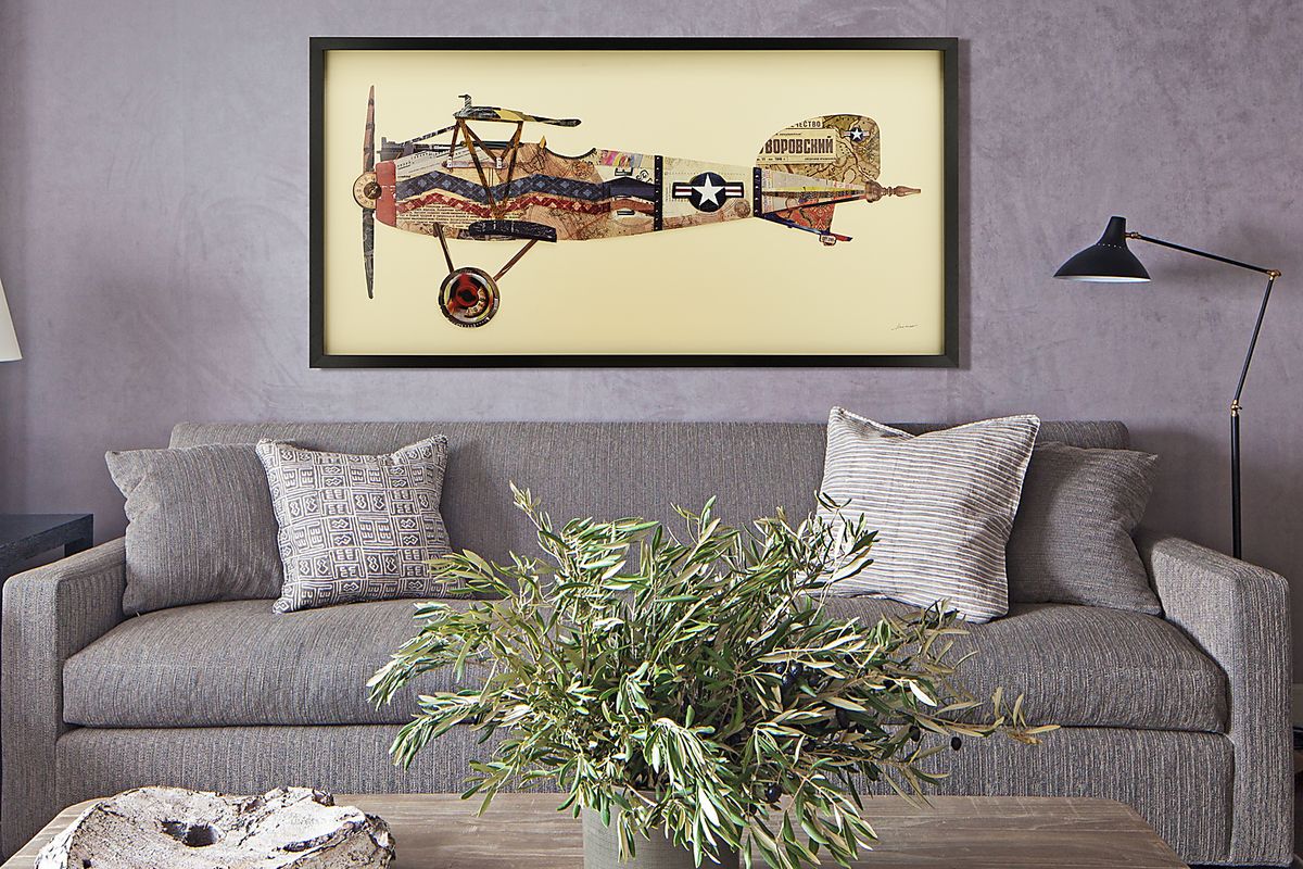 Camdyn Biplane Artwork | Rooms to Go