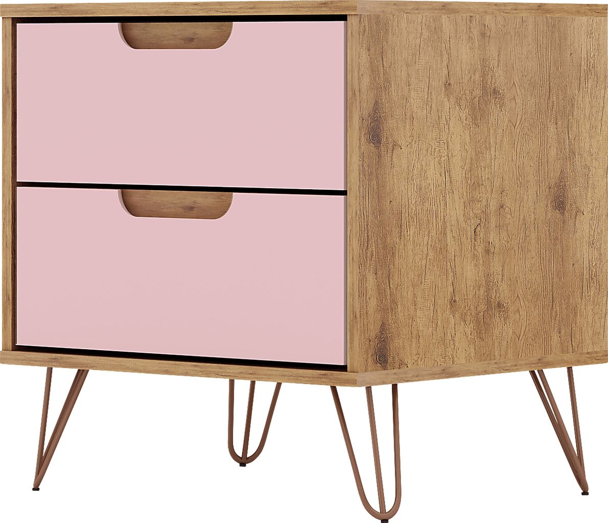 Camomile V Pink Nightstand - Rooms To Go