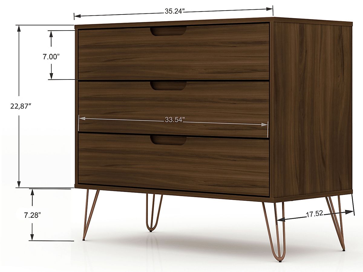 Camomile VI Brown Dresser | Rooms to Go