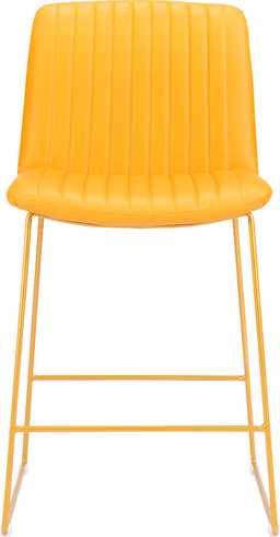 Camulet Yellow Colors Vinyl Fabric Counter Stool Set Of 2 | Rooms to Go