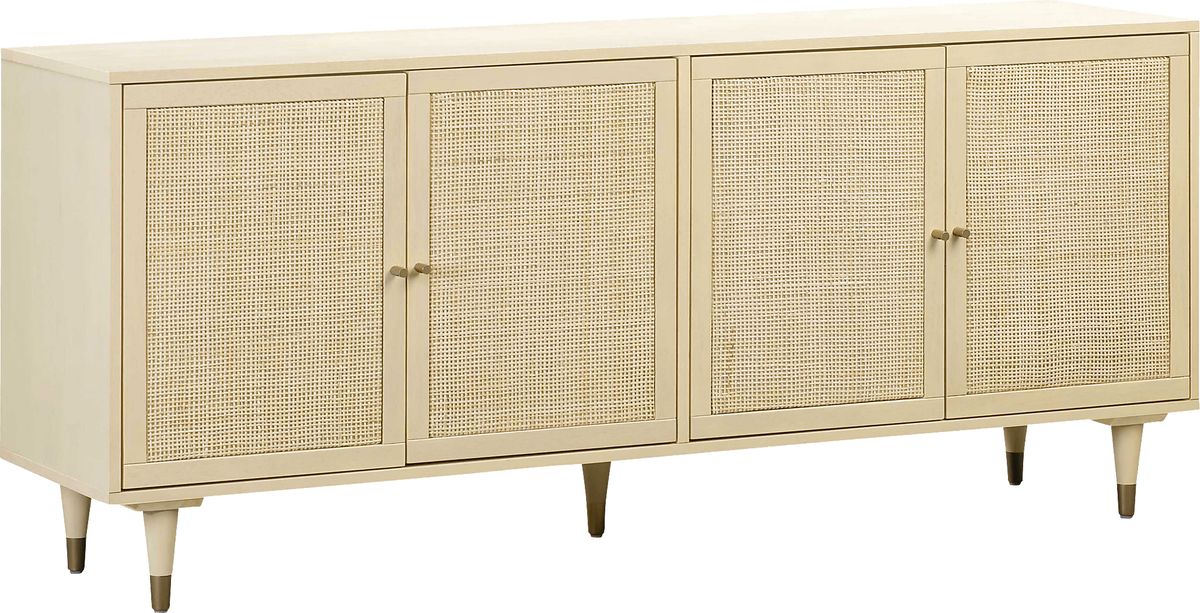 Canalers Beige Colors,Light Wood,White Sideboard | Rooms to Go