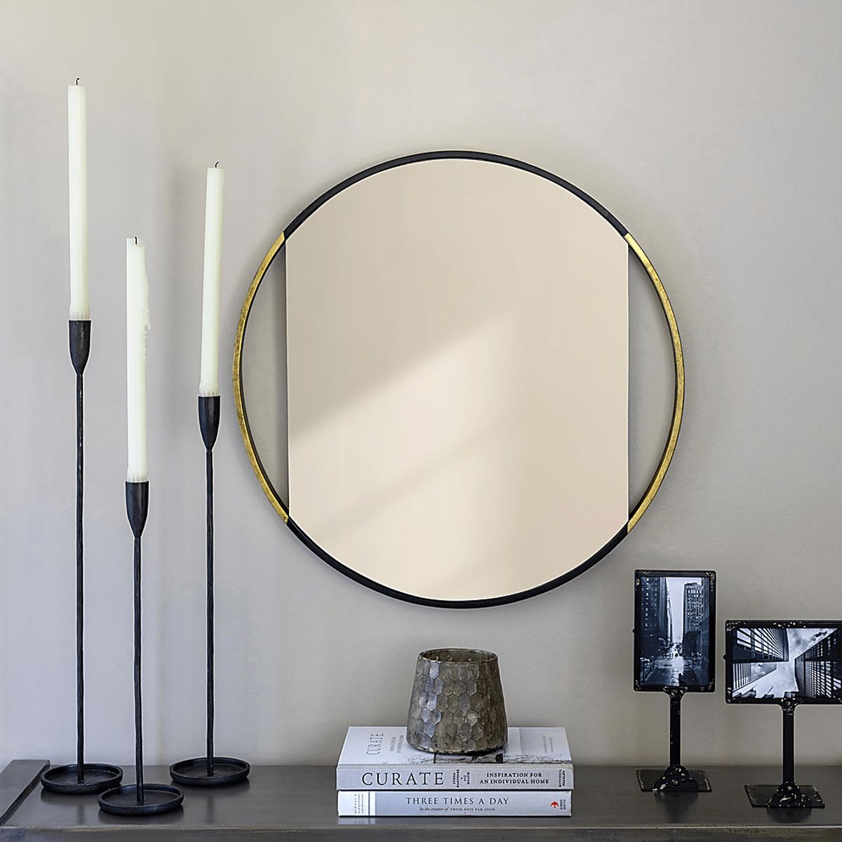Candellia II Gold Yellow Mirror | Rooms to Go