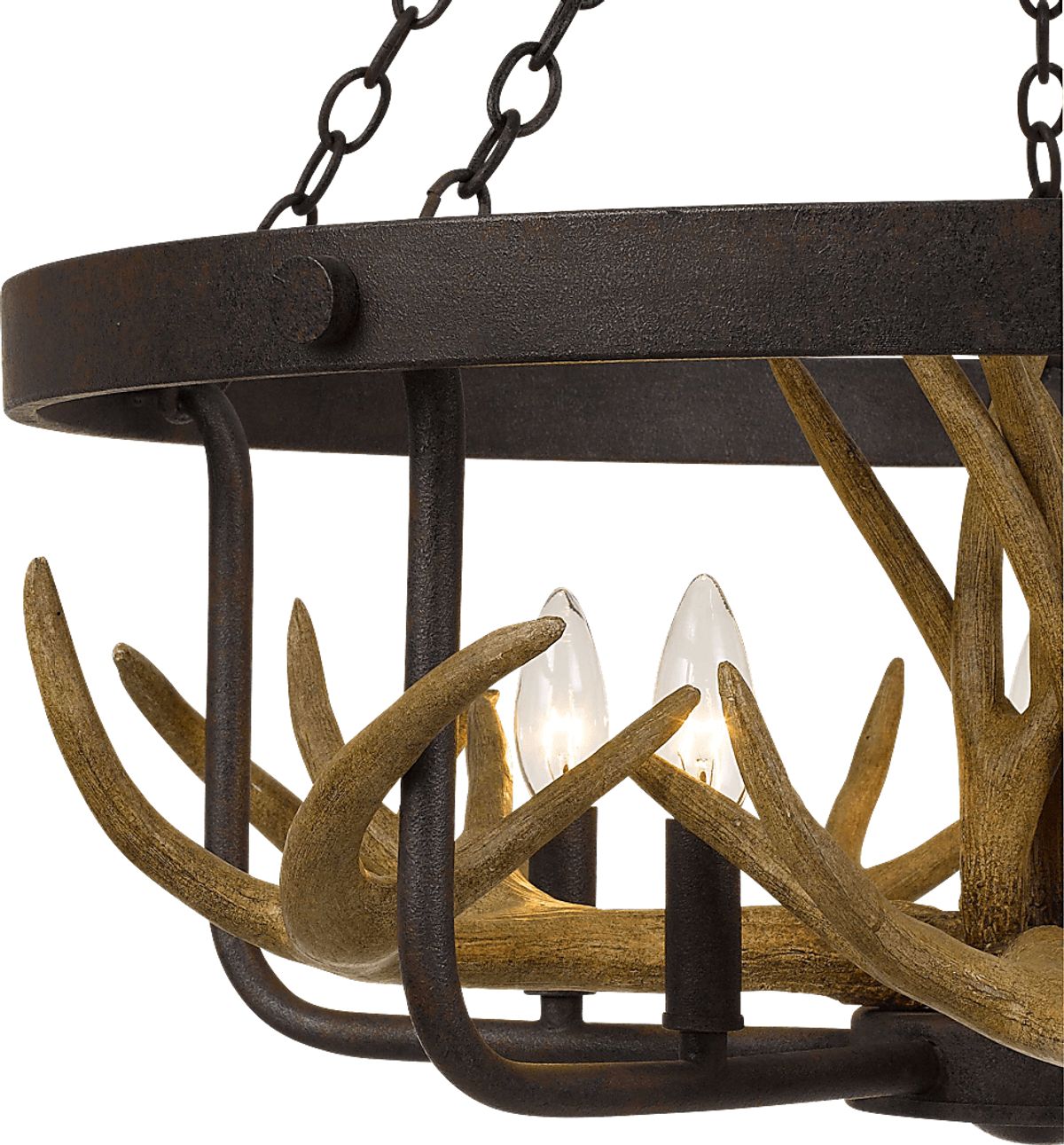 Canewood Brown Chandelier | Rooms to Go