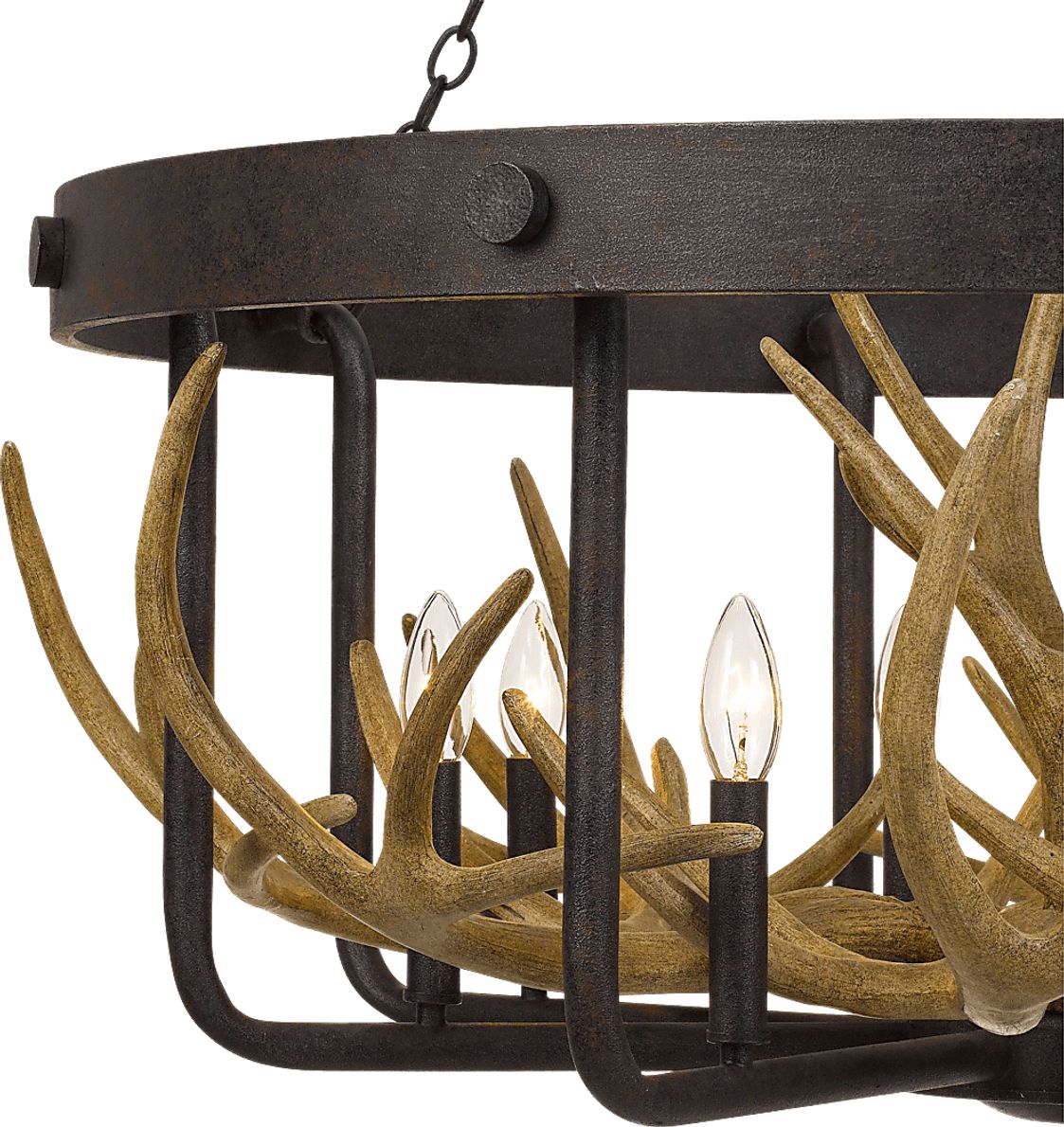 Canewood Brown Chandelier - Rooms To Go