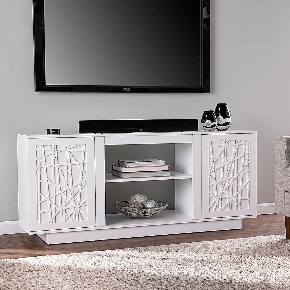 Cannonwolde White Console | Rooms to Go