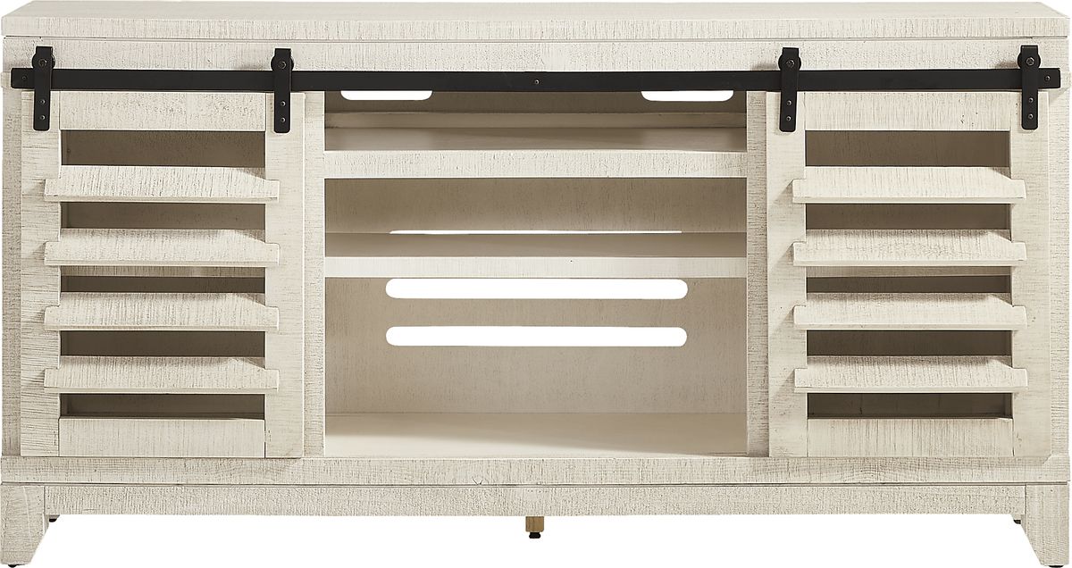 Canoe Creek White Colors,White 66 In Console | Rooms to Go