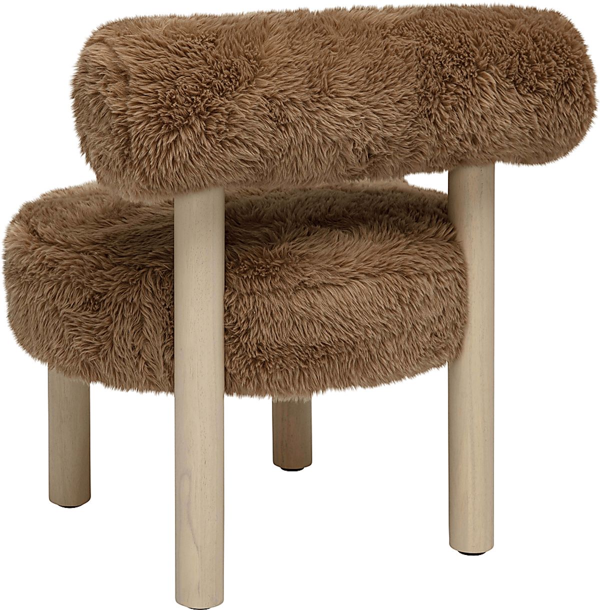 Canterdury Taupe Beige Polyester Fabric Accent Chair | Rooms to Go