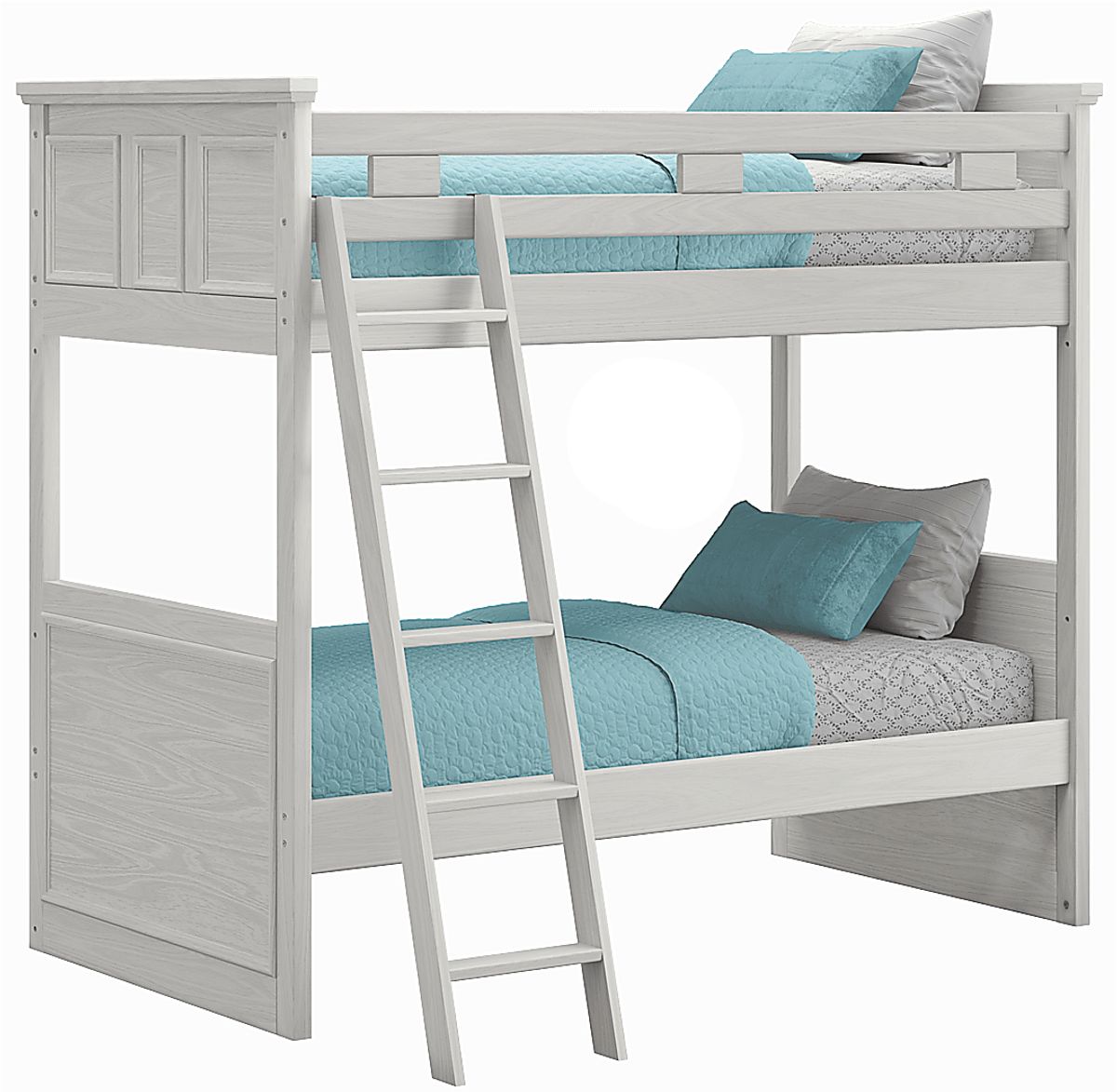 Canyon Lake Ash Gray Twin/Twin Bunk | Rooms to Go