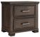 Canyon Lake Java Dark Wood Nightstand - Rooms To Go