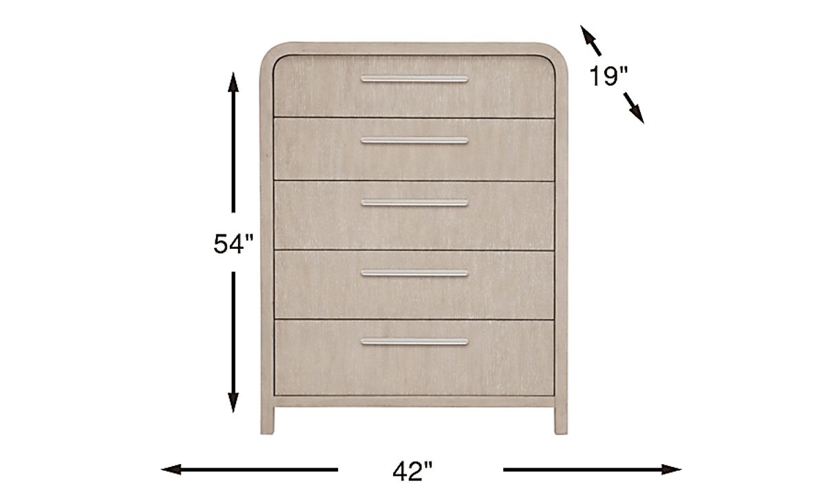 Drew & Jonathan Canyon Light Gray Chest | Rooms to Go