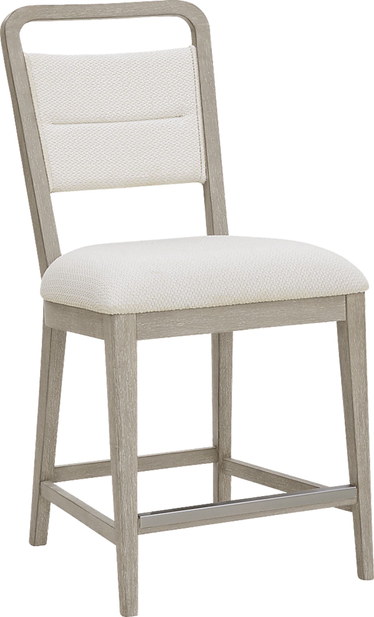 Drew & Jonathan Canyon Light Gray Upholstered Counter Height Stool ...