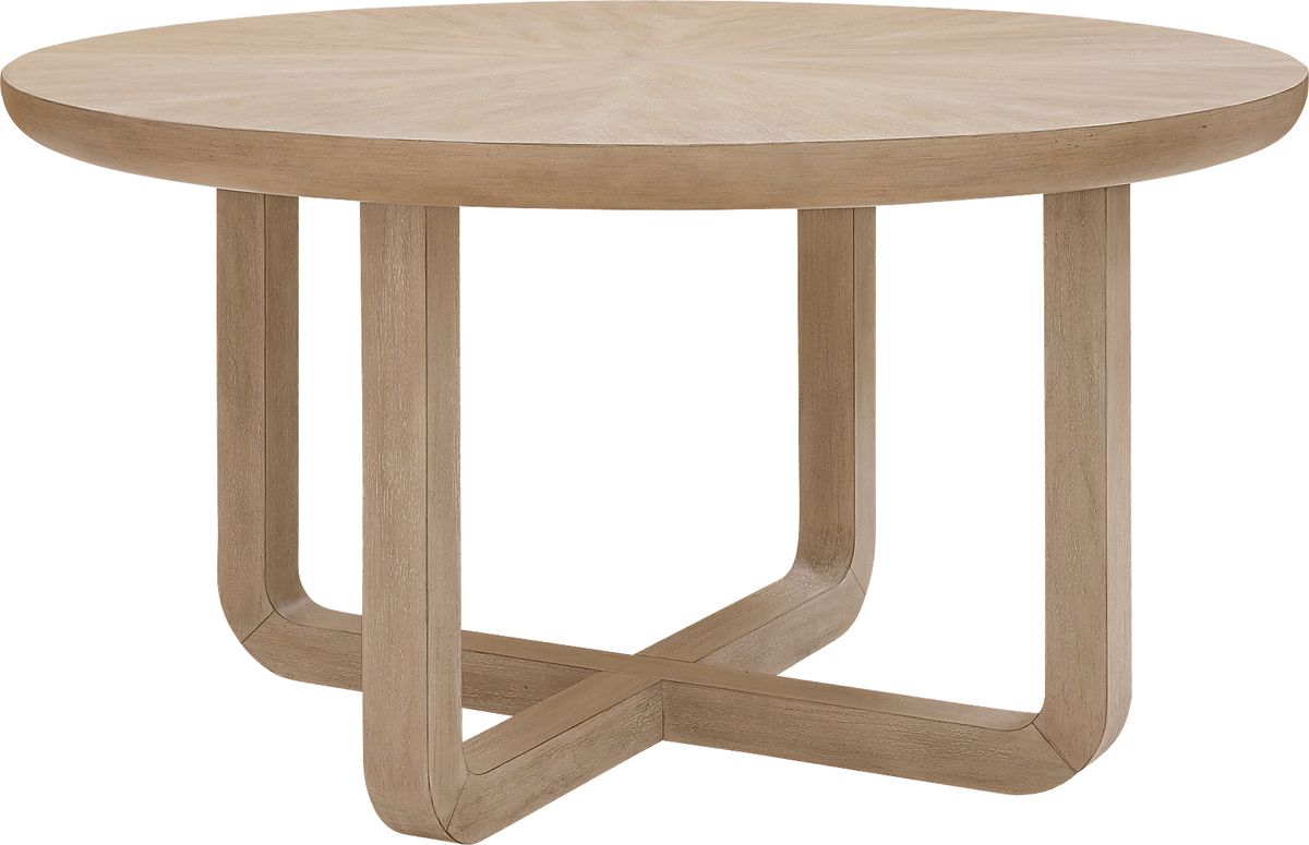 Drew & Jonathan Canyon 5 Pc Sandstone Colors Dining Room Set With Round ...