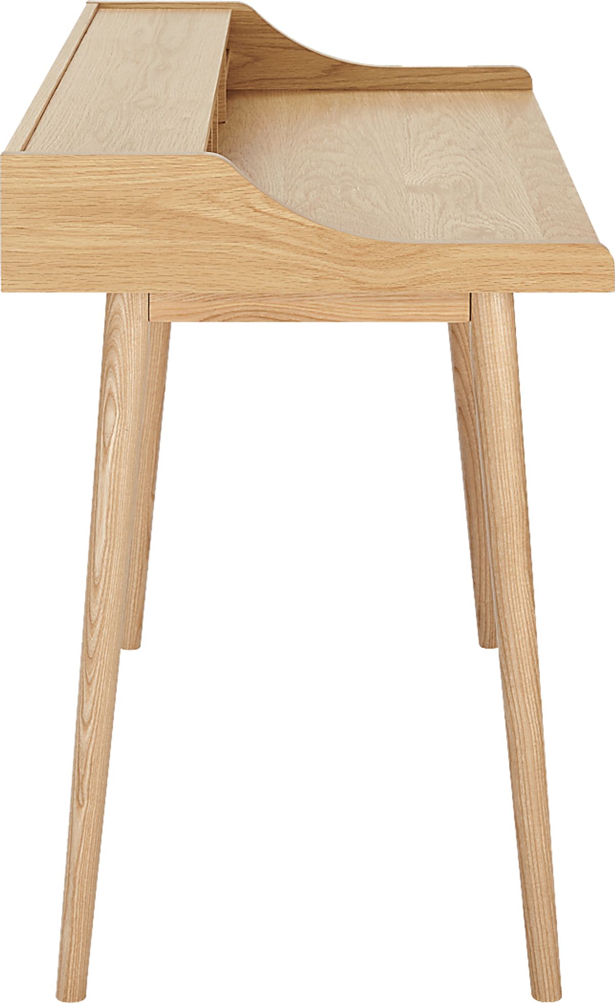 Caputa Brown Dark Wood Light Desk | Rooms to Go