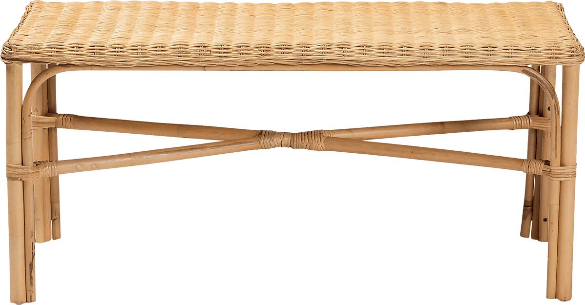Carapia Brown Bench | Rooms to Go