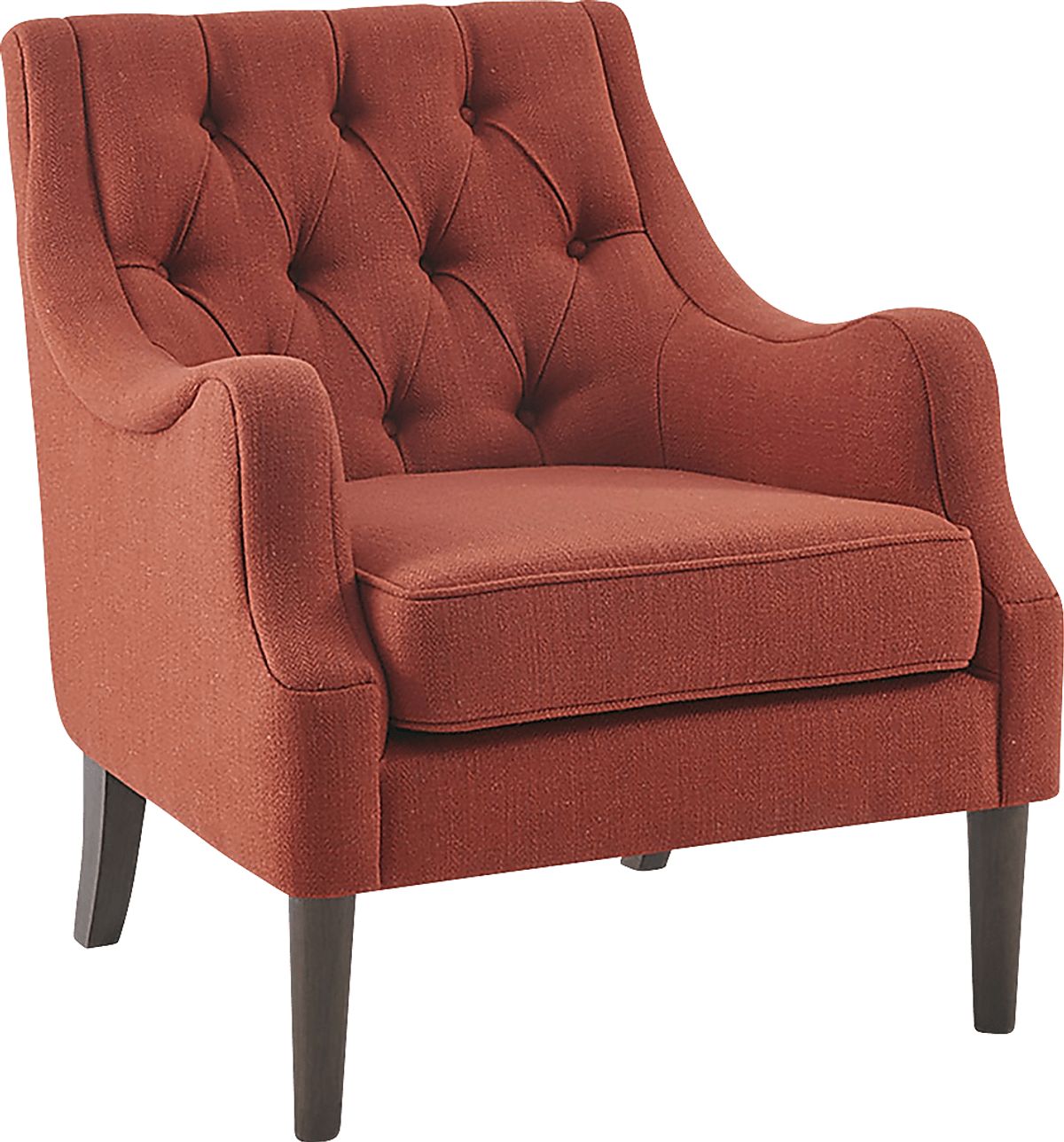 Caravatta Red Polyester Fabric Accent Chair | Rooms to Go